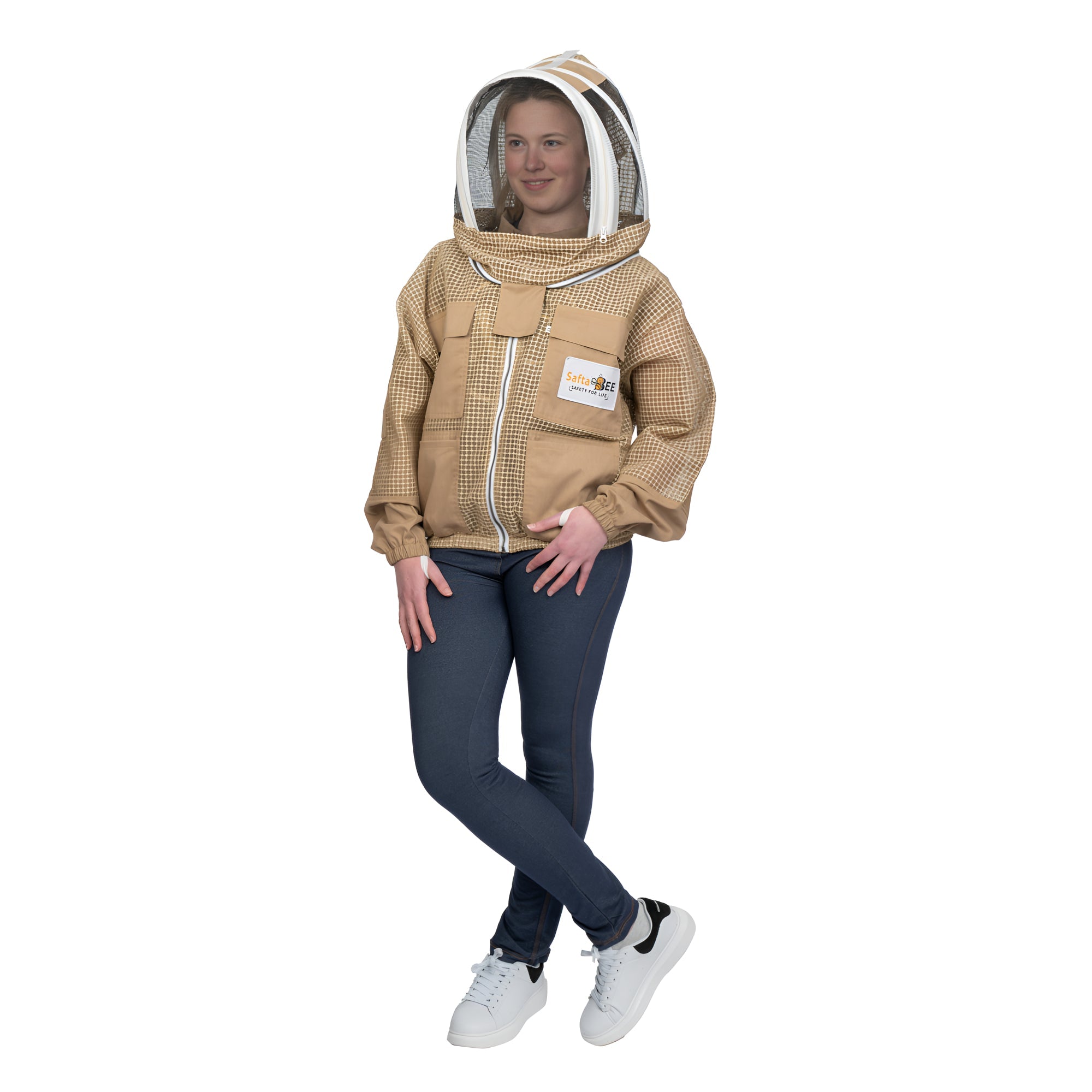 3 Layer Ventilated Beekeeping Jacket Breathable & Protective | Safta ...